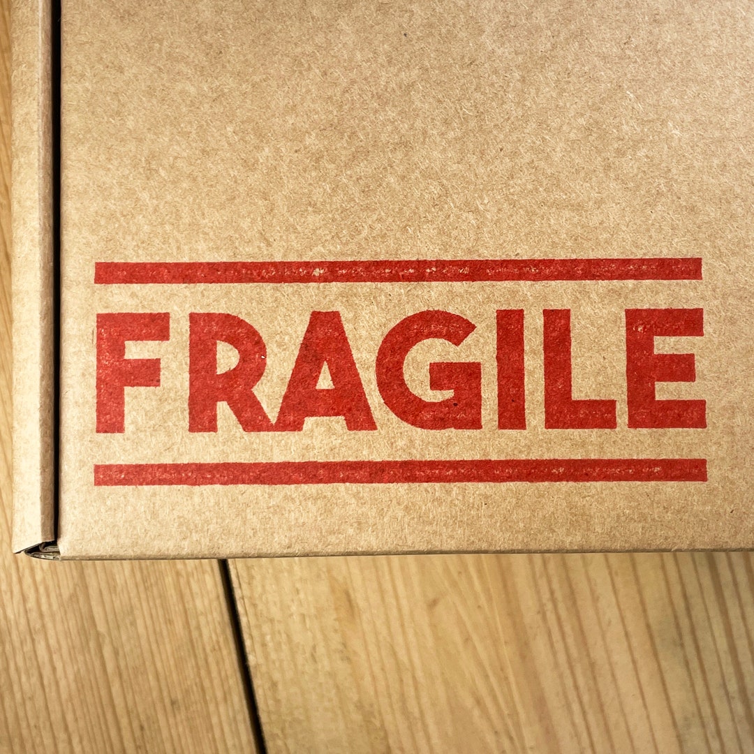 Fragile Stamp, Fragile Box Stamp, Packaging Stamp, Box Stamp, Parcel ...