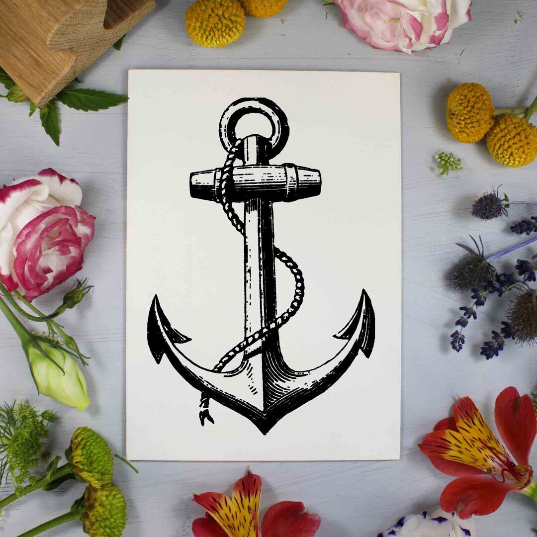 Anchor Stamp - Etsy