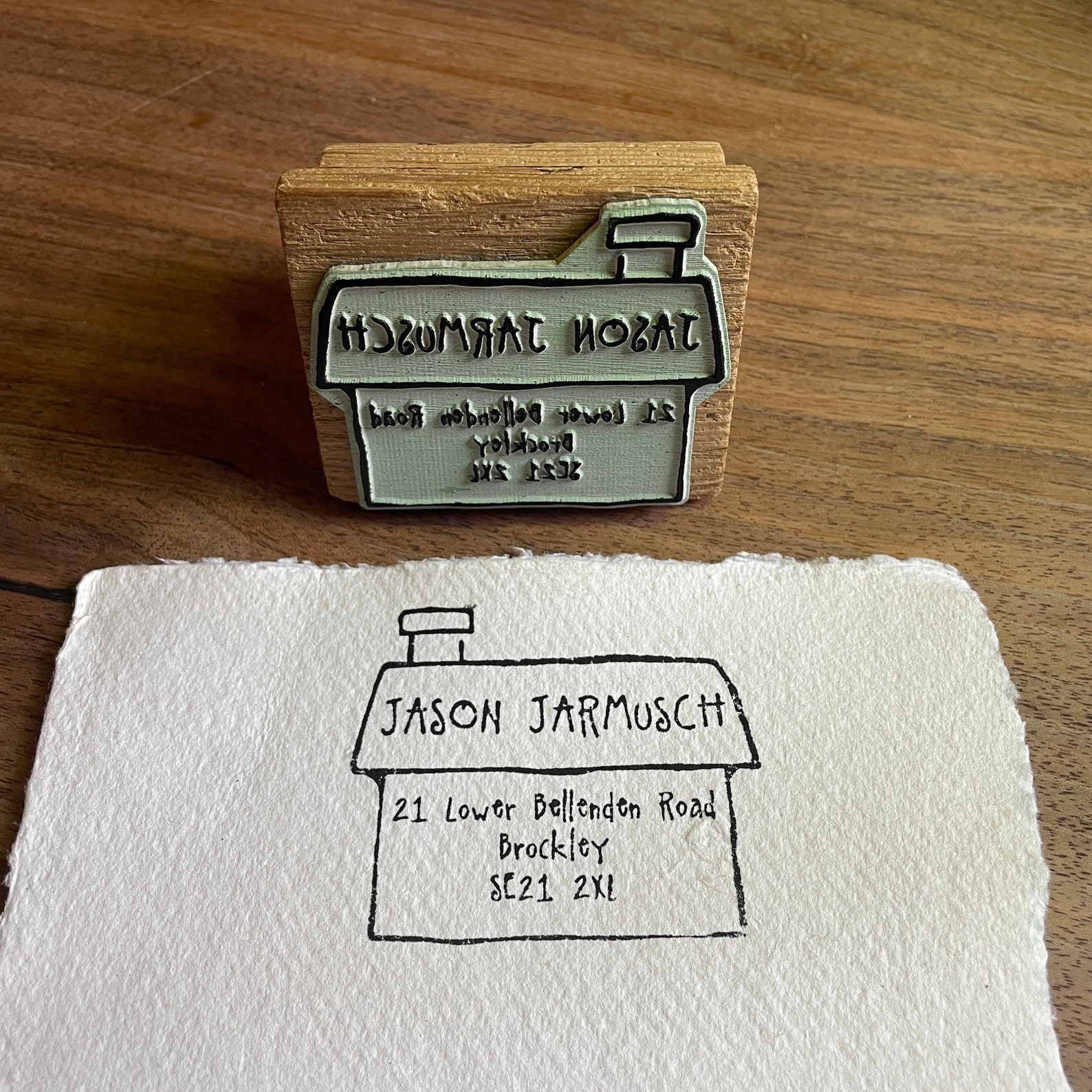 House Address Stamp ~ Family Address Stamp ~ Address Rubber Stamp - Etsy