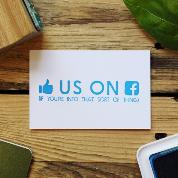 Facebook Stamp Like Us Stamp Emoji Stamp Social Media | Etsy