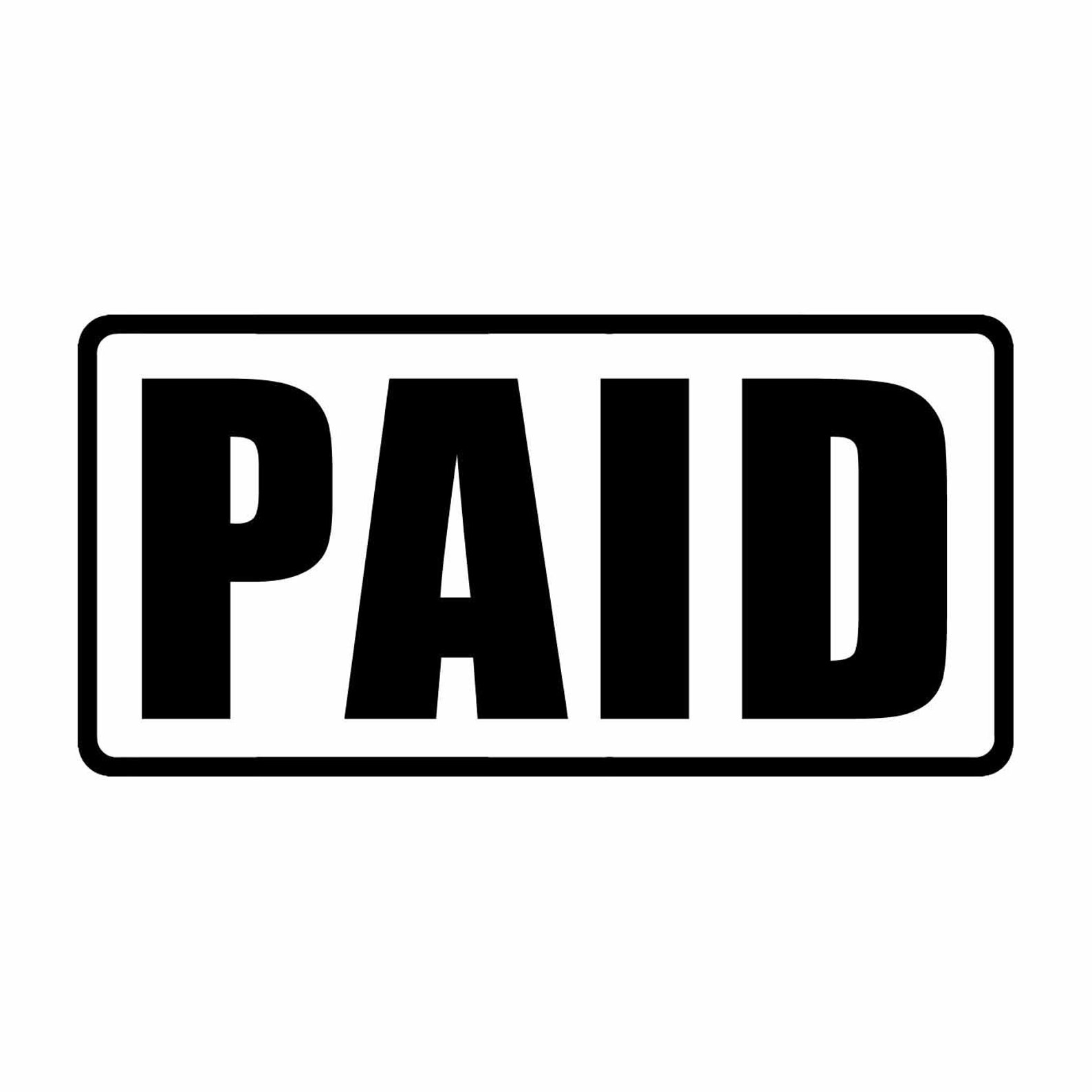 Paid Stamp Payment Stamp Invoice Stamp Stamp for Business | Etsy