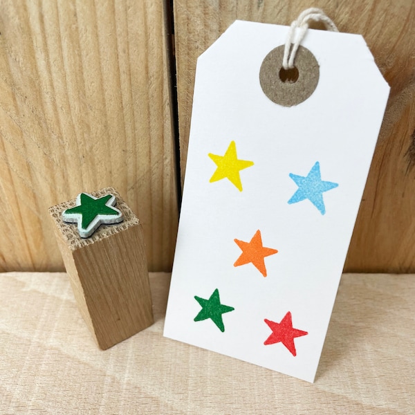 Star Rubber Stamp - Etsy UK