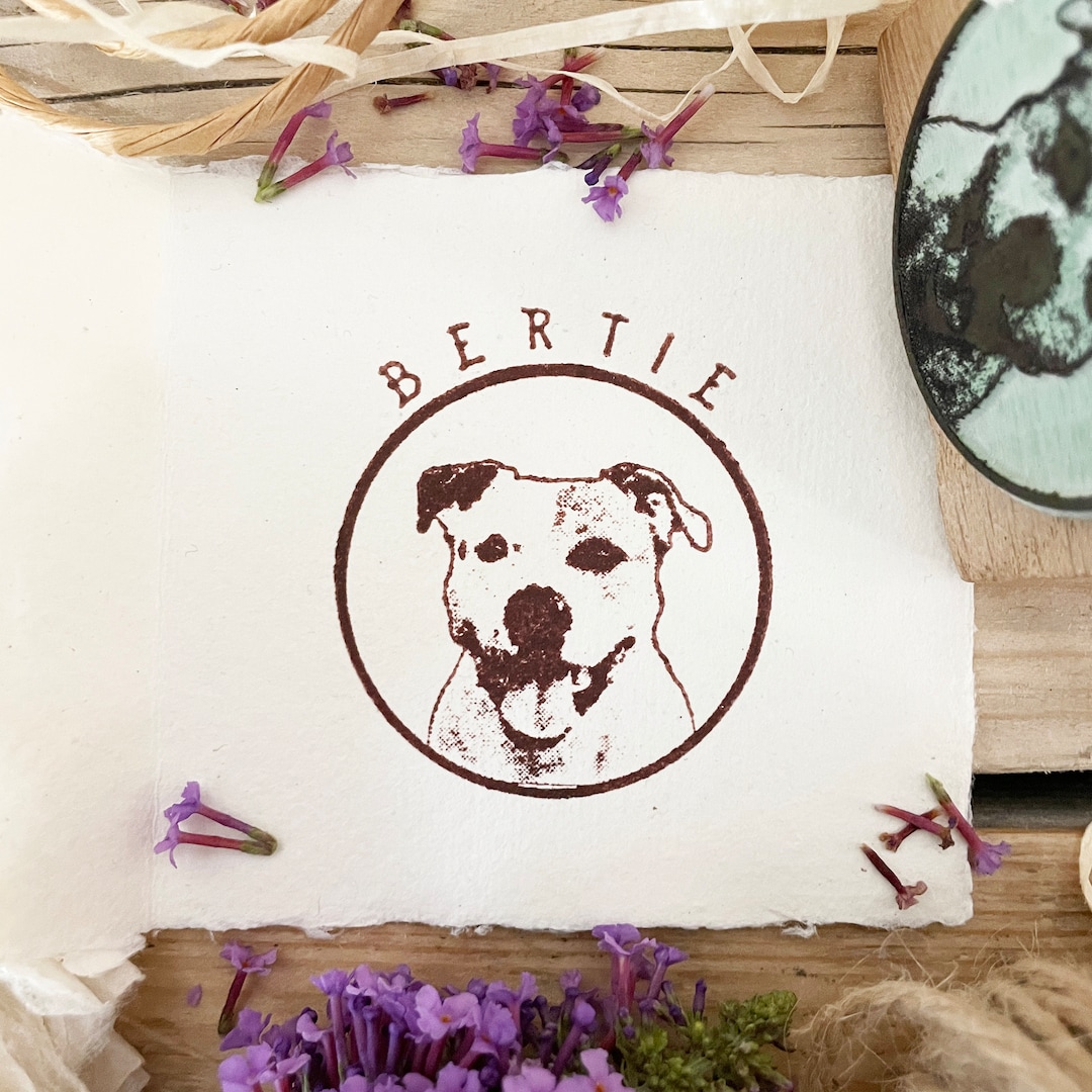 Pet Stamp | Animal Rubber Stamp | Custom Rubber Stamp | Personalised ...