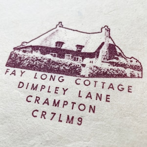 House Stamp | Wedding Venue Stamp | Home Address Rubber Stamp ...