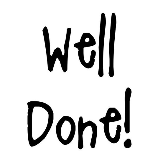 Well Done Stamp
