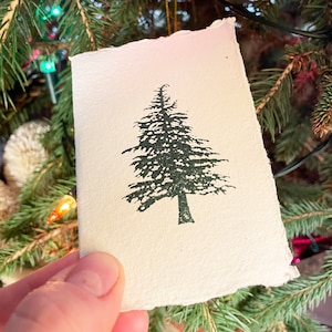 Christmas Tree Stamp, Christmas Stamp, Fir Tree Stamp, Evergreen Stamp ...