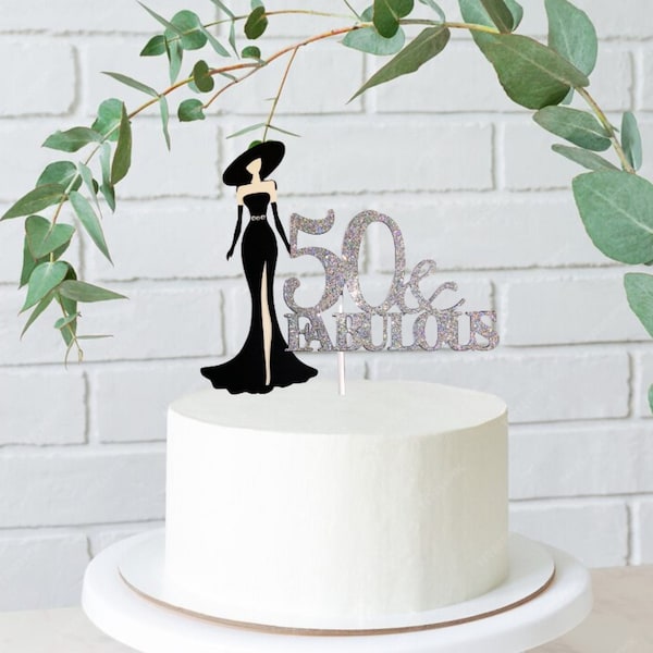 Lady Cake Topper - Etsy