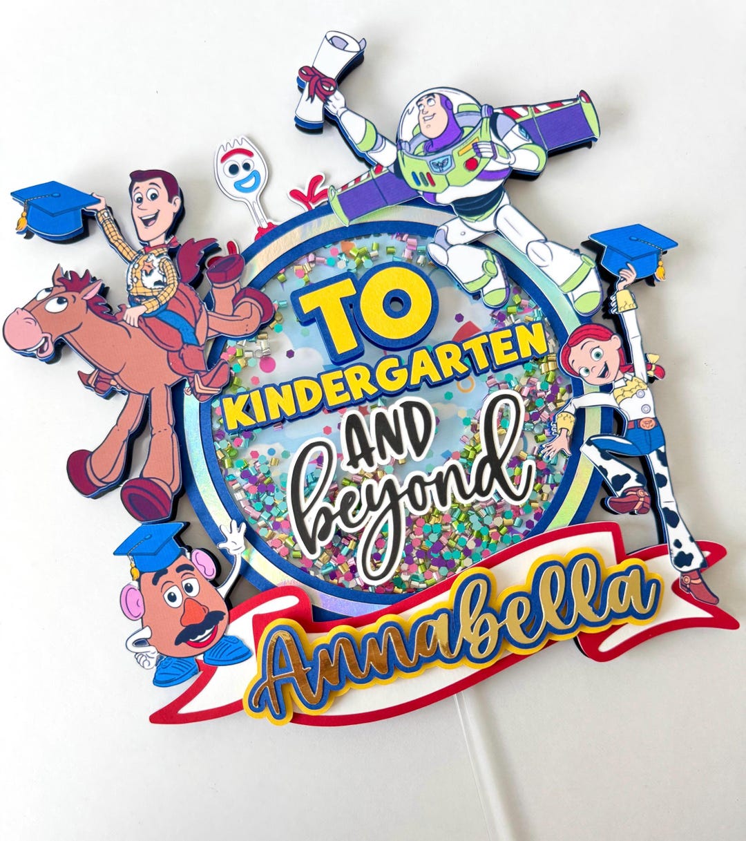 Toy Story Graduation Cake Topper, Pre-k Graduation Party Decor ...
