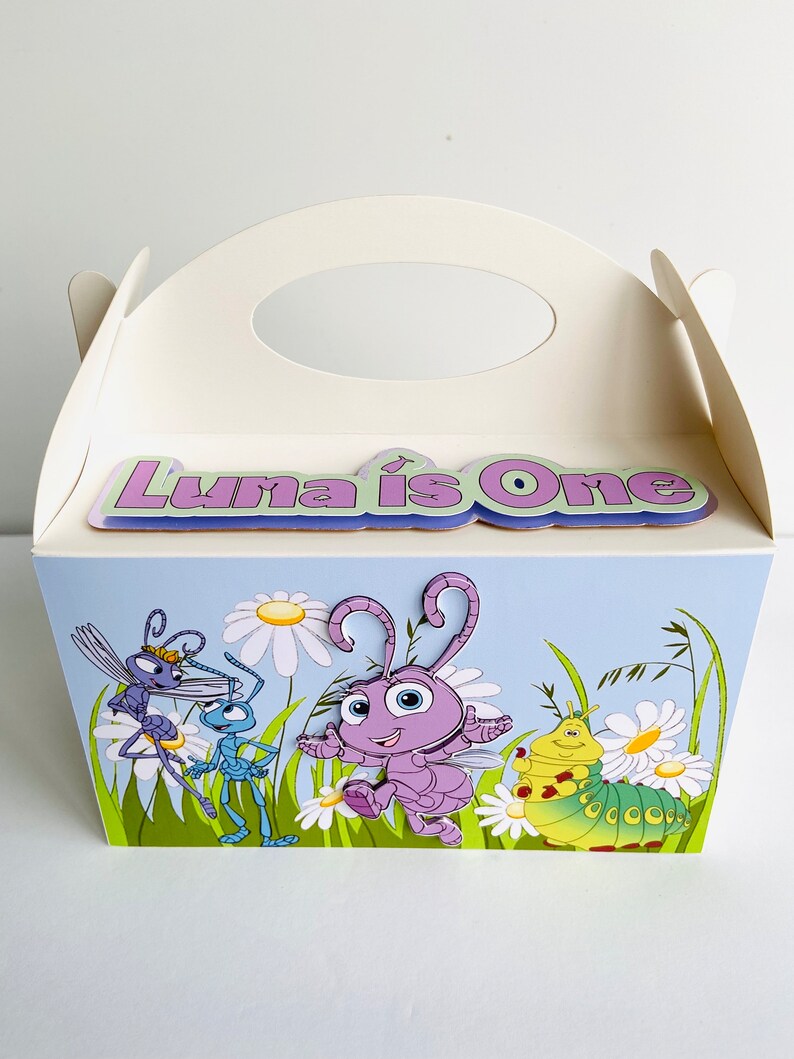 A Bugs Life Birthday Party Favor Boxes a Bugs Life Treat - Etsy