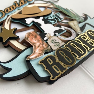 First Rodeo Cake Topper, Cowboy Theme Cake Topper, Baby’s First Rodeo ...
