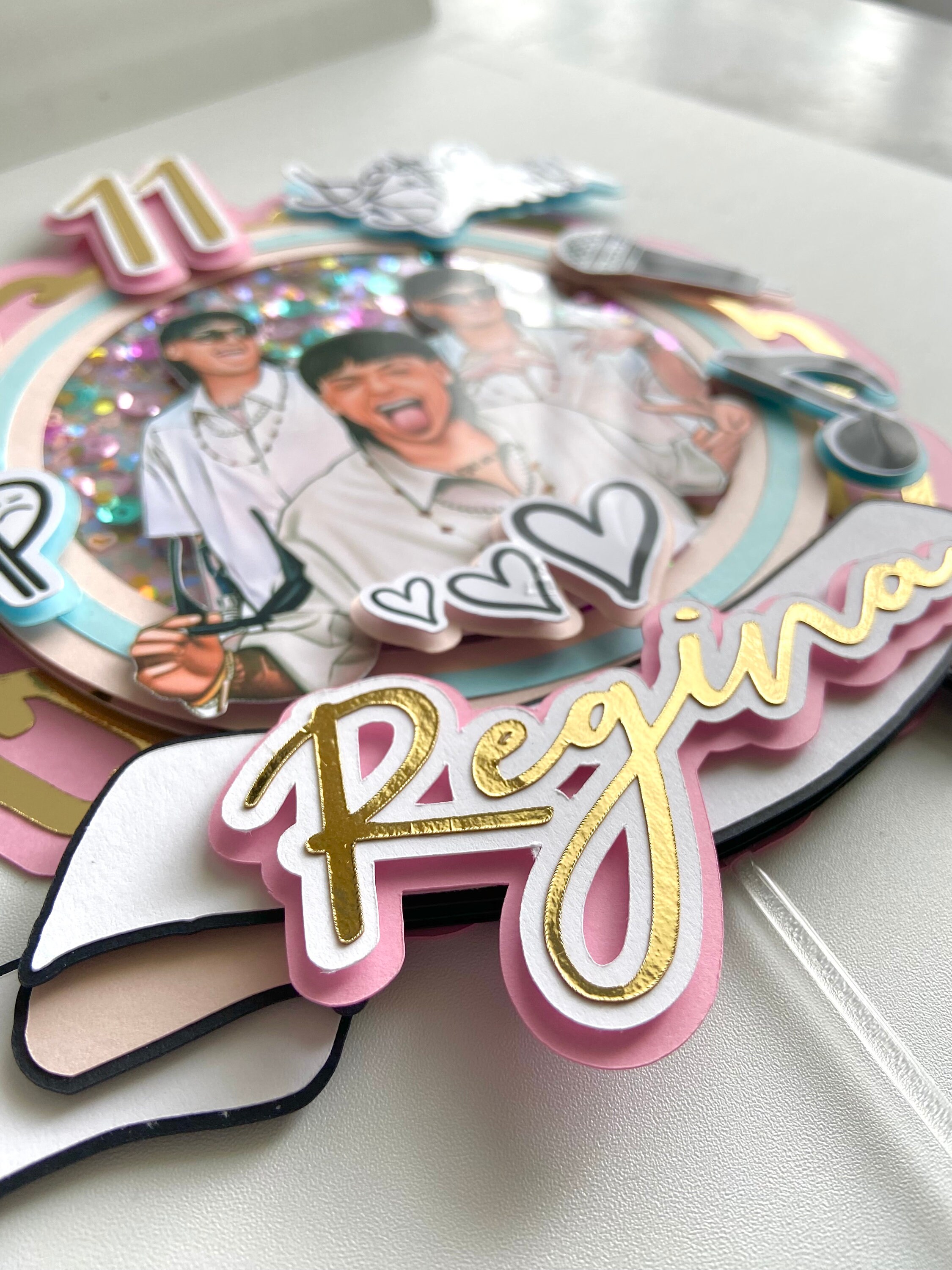 Peso Pluma Birthday Cake Topper, Handmade Party Decor - Etsy