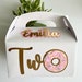 Sweet One Two Sweet Donut Theme Birthday Party Favor Boxes - Etsy