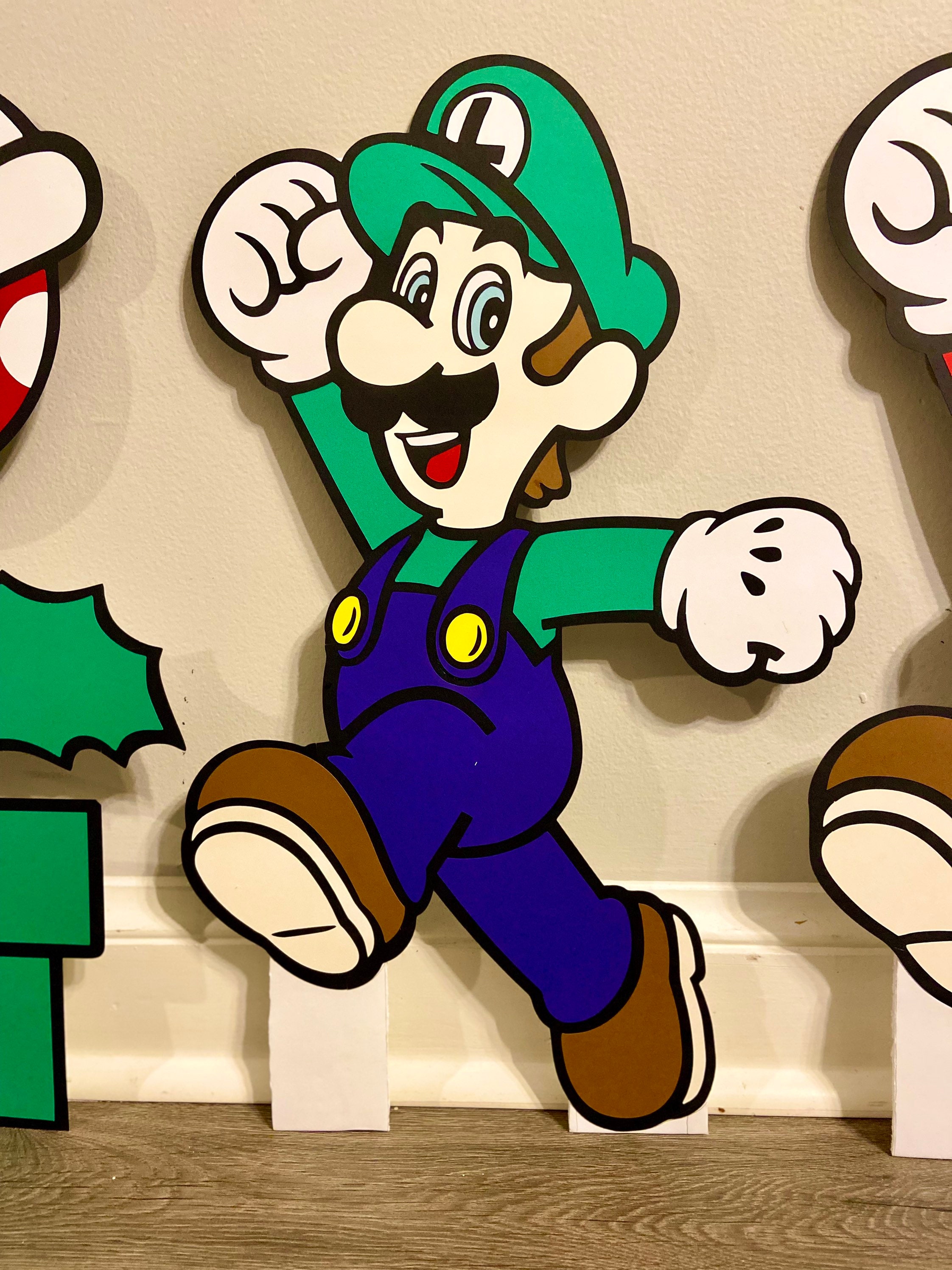 Mario Party Decorations, Mario and Luigi Birthday, Mario Party Props ...