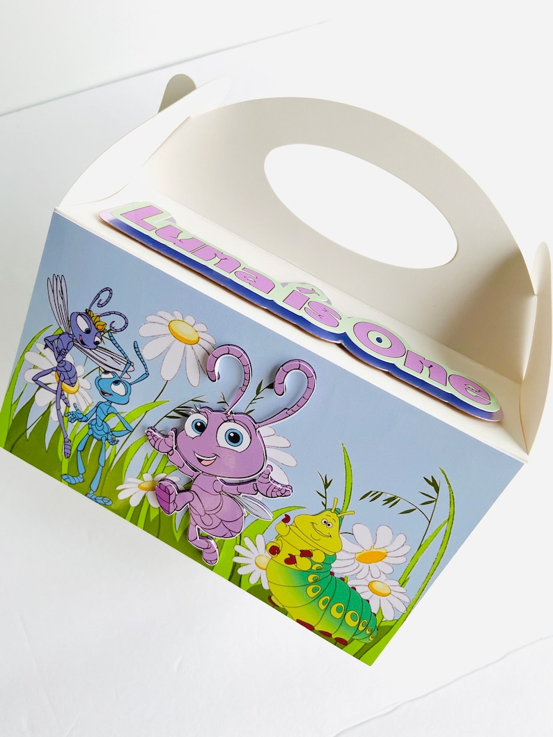 A Bugs Life Birthday Party Favor Boxes a Bugs Life Treat - Etsy