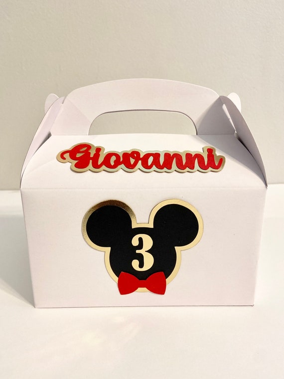 Mickey Inspired Birthday Party Favor Boxes - Etsy
