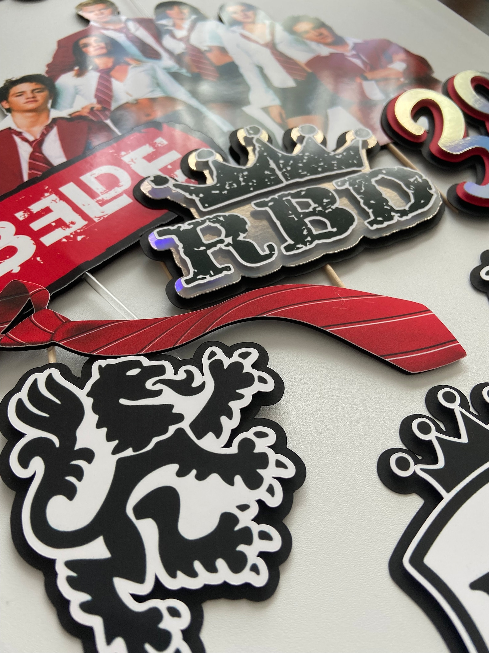 Handmade RBD Cake Topper, Rebelde Party Decor - Etsy