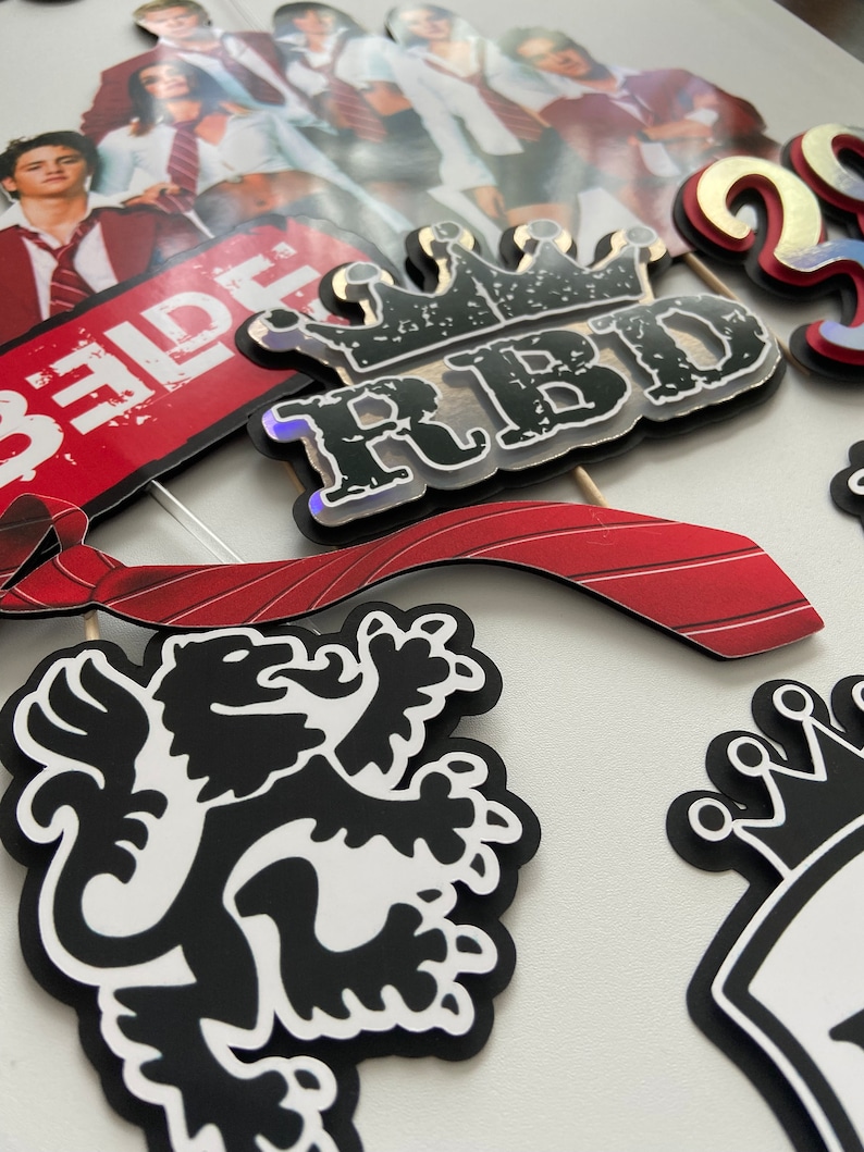 Handmade RBD Cake Topper, Rebelde Party Decor - Etsy
