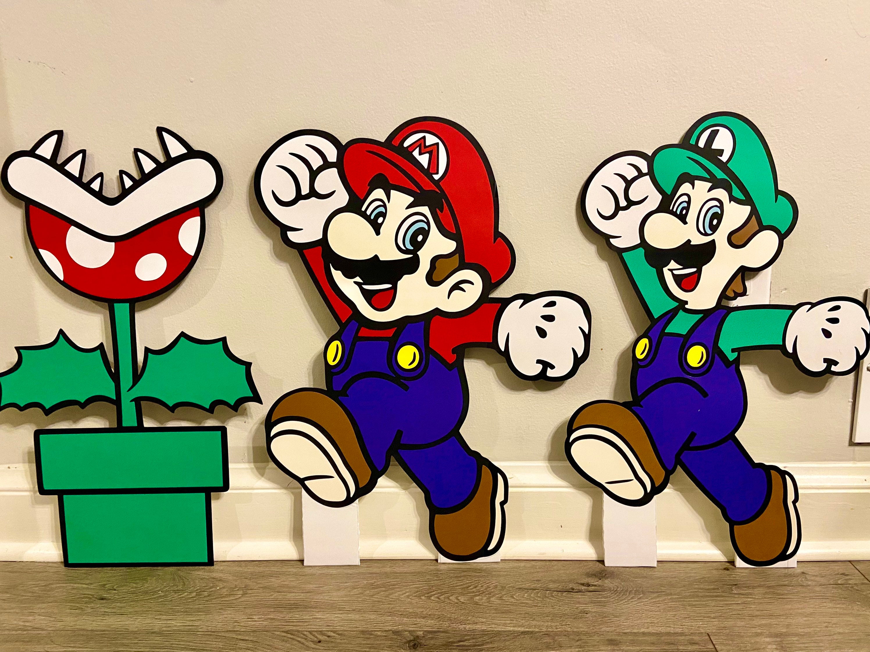 Mario Party Decorations, Mario and Luigi Birthday, Mario Party Props ...