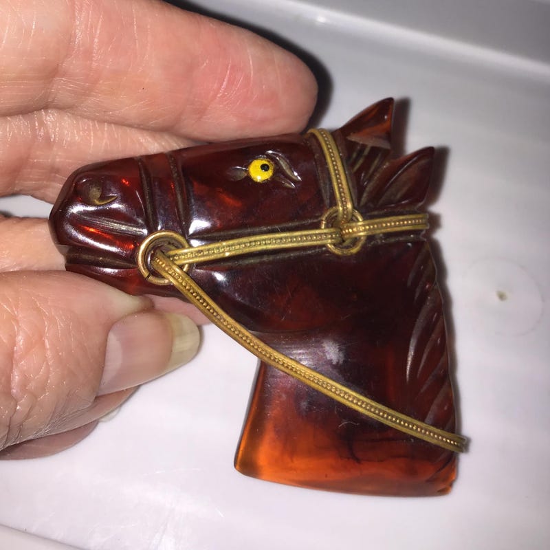 Bakelite Pin - Etsy