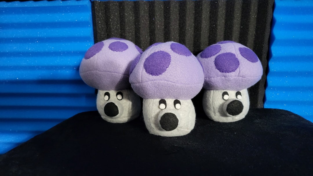 Pvz Puffshroom Plush 3 Pack - Etsy