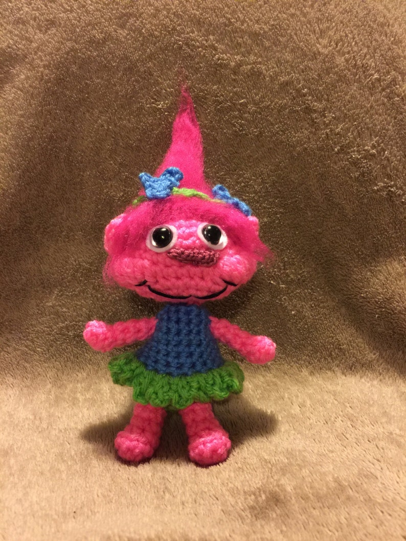Pink Troll Only the Pattern PDF, Pink Girl Trolls, Toy Plush, Amigurumi ...