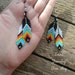 Colorful Feather Seed Bead Earrings,ethnic Beaded Earrings,feather ...