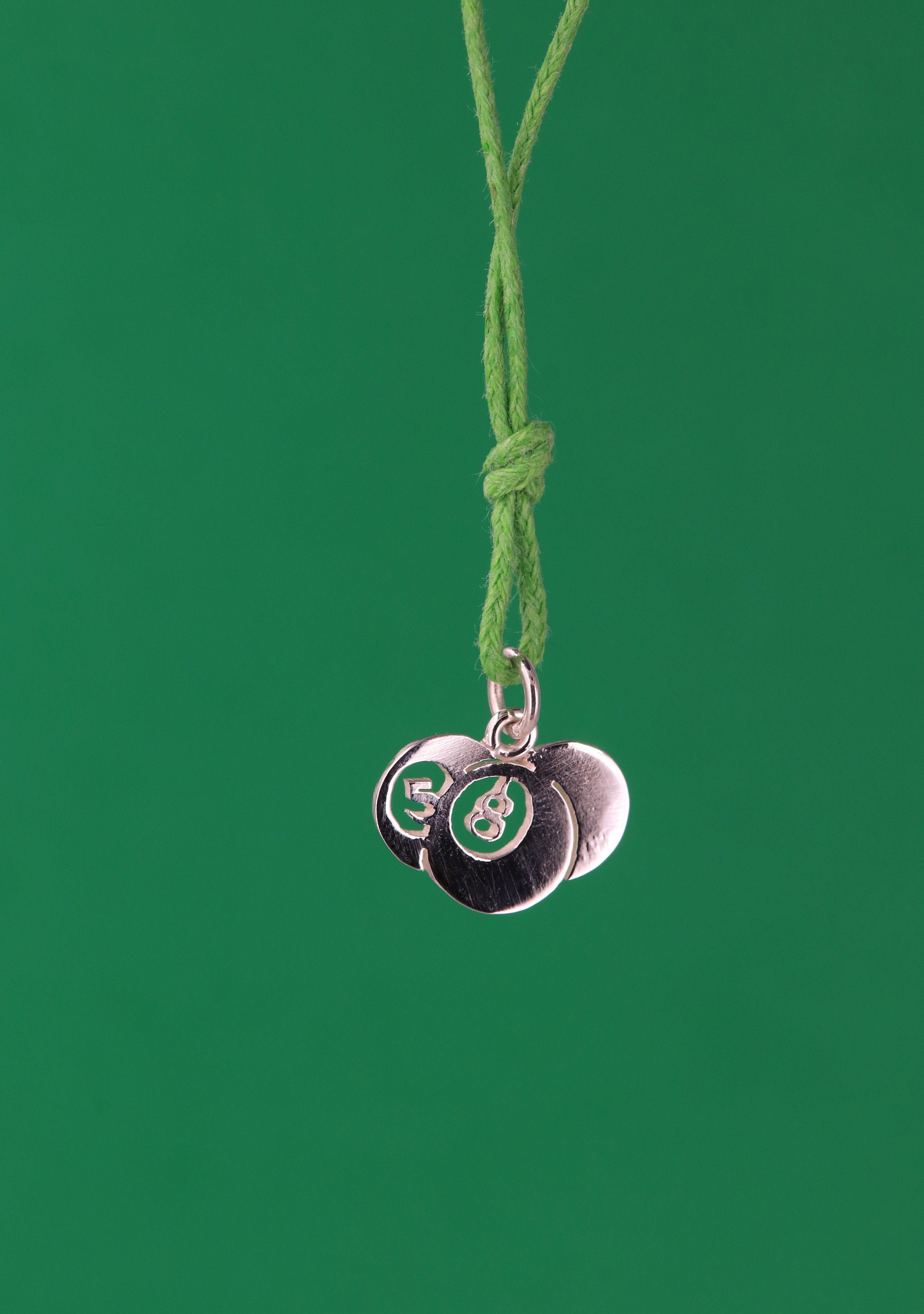 Billiard pendant sterling silver accessory billiard balls | Etsy