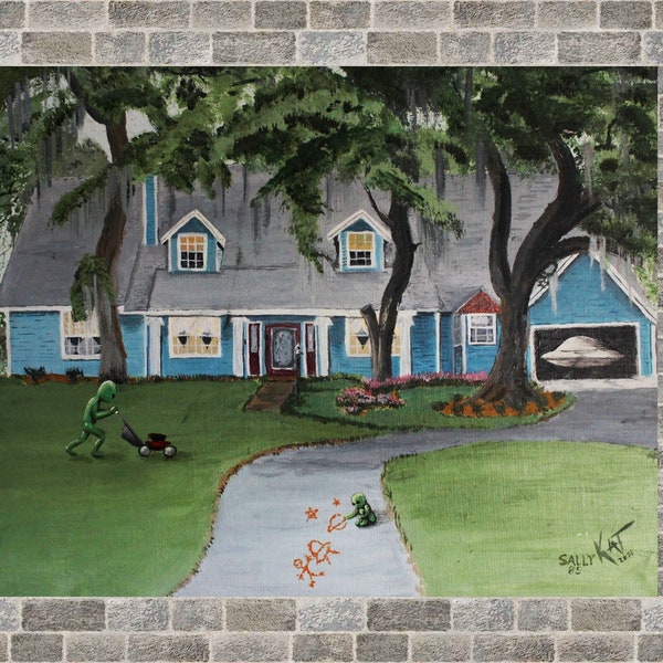 Thrift Store Painting - Etsy