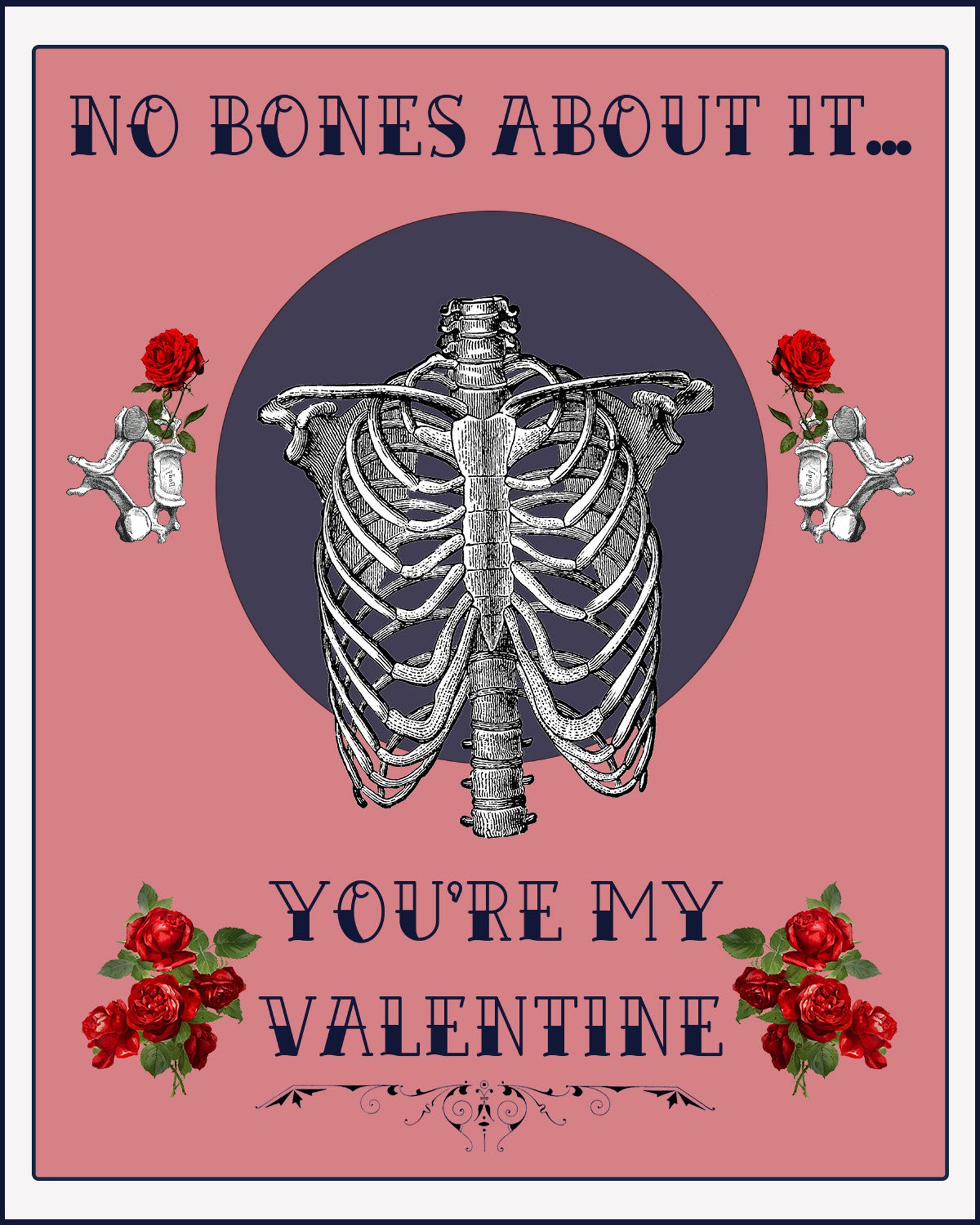 Bundle of Printable Anatomical Pun Valentines Day Cards, Medical ...