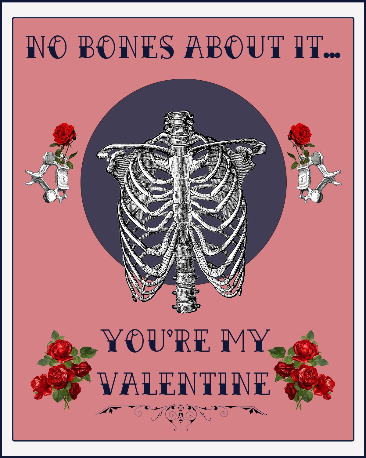 Bundle of Printable Anatomical Pun Valentines Day Cards, Medical ...