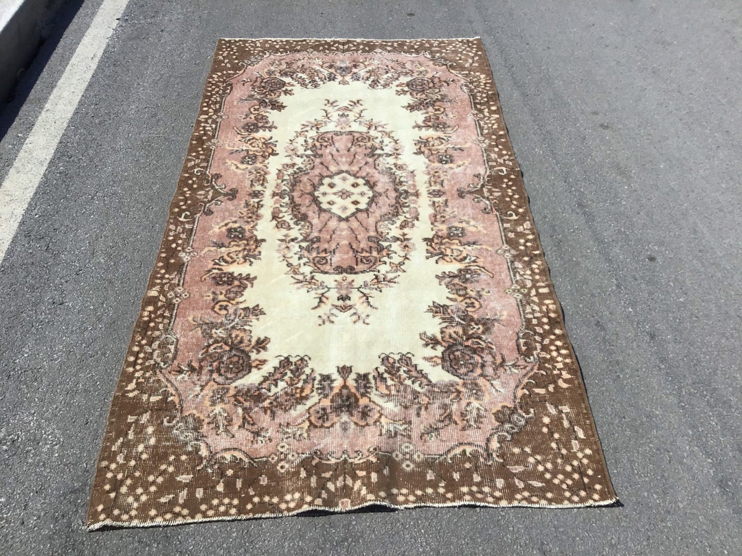 Large Oversized Turkish Area Rug, Vintage Runner Rug, Rugs for ...