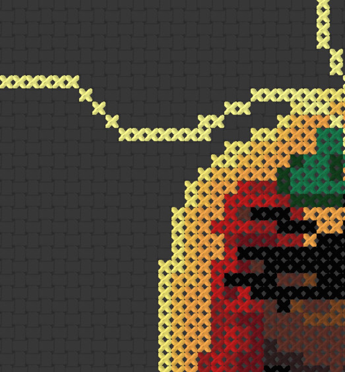 Zombie Lechuck Monkey Island 2 Cross Stitch Pattern DMC | Etsy