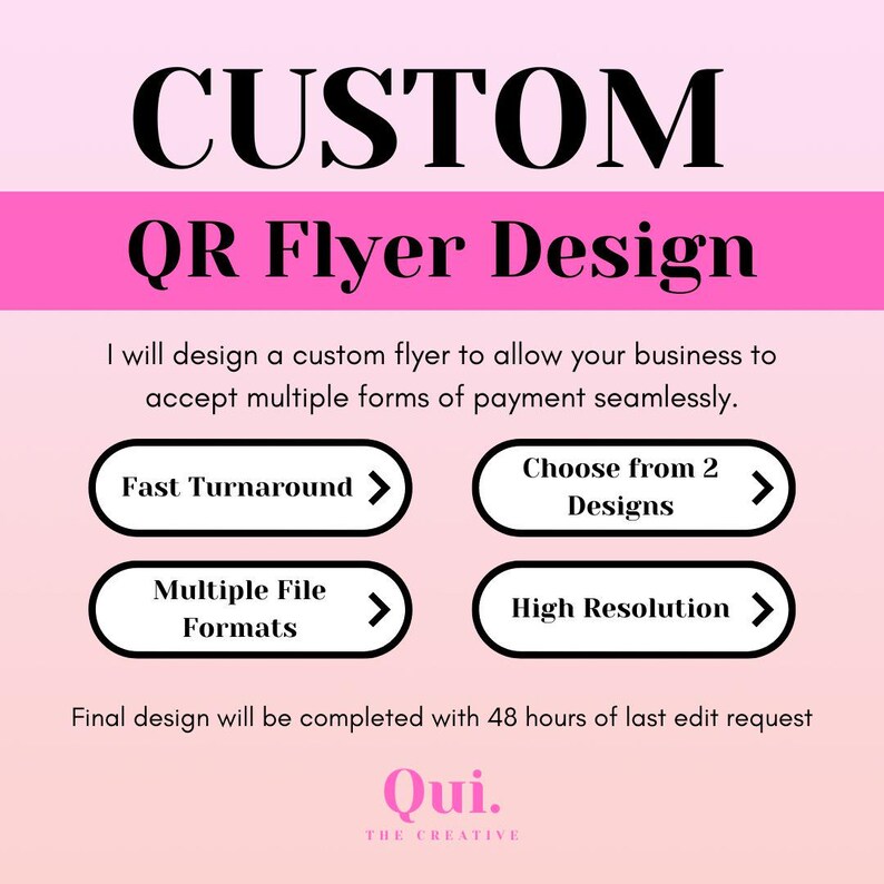 Payment Flyer Design - Etsy