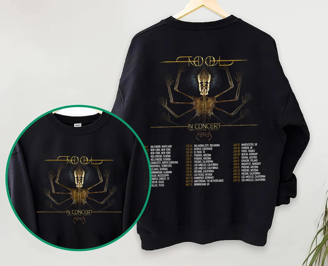 2024 Tool in Concert Unisex Shirt, Tool Band Fan Gift Shirt, Rock Band Tool 2024 Tour Shirt ...