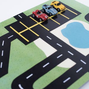 Car Printable Play Mat #3: Parking Lot Mat. for Micro Toy Cars. - Etsy