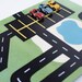 Car Printable Play Mat #3: Parking Lot Mat. for Micro Toy Cars. - Etsy
