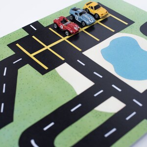 Car Play Mat Printable BUNDLE: Sets 1, 2 and 3. for Mini Toy Cars. Road ...