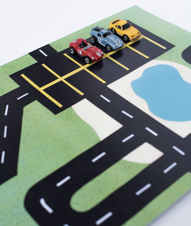 Car Play Mat Printable BUNDLE: Sets 1, 2 and 3. for Mini Toy Cars. Road ...