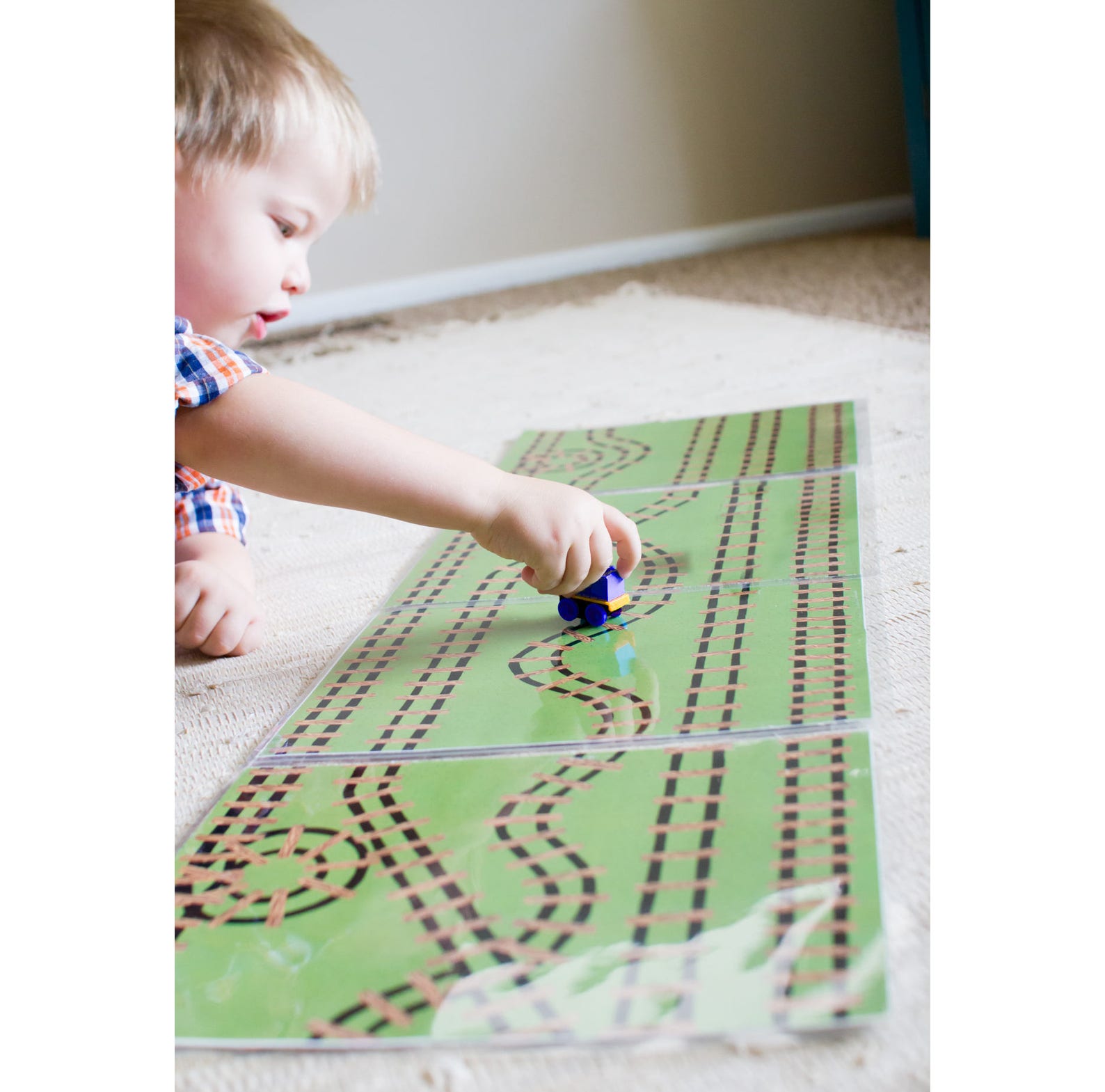 Mini Train Printable Play Mat BUNDLE of Sets A and B. Quiet Toy and ...