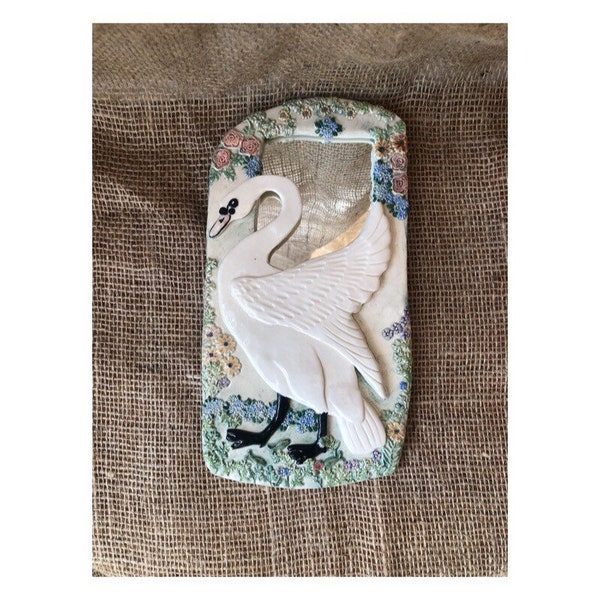 Ceramic Swan - Etsy