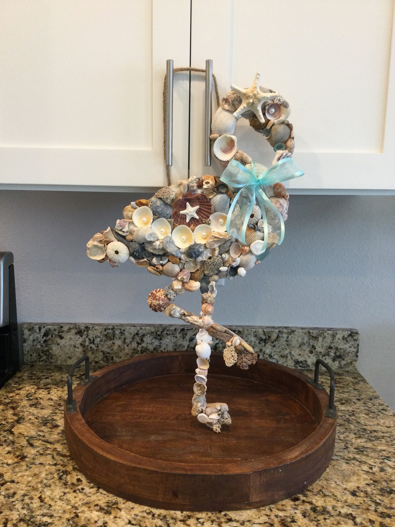 Extra Large Flamingo Seashell Wreath Seashell Wreath Shell - Etsy