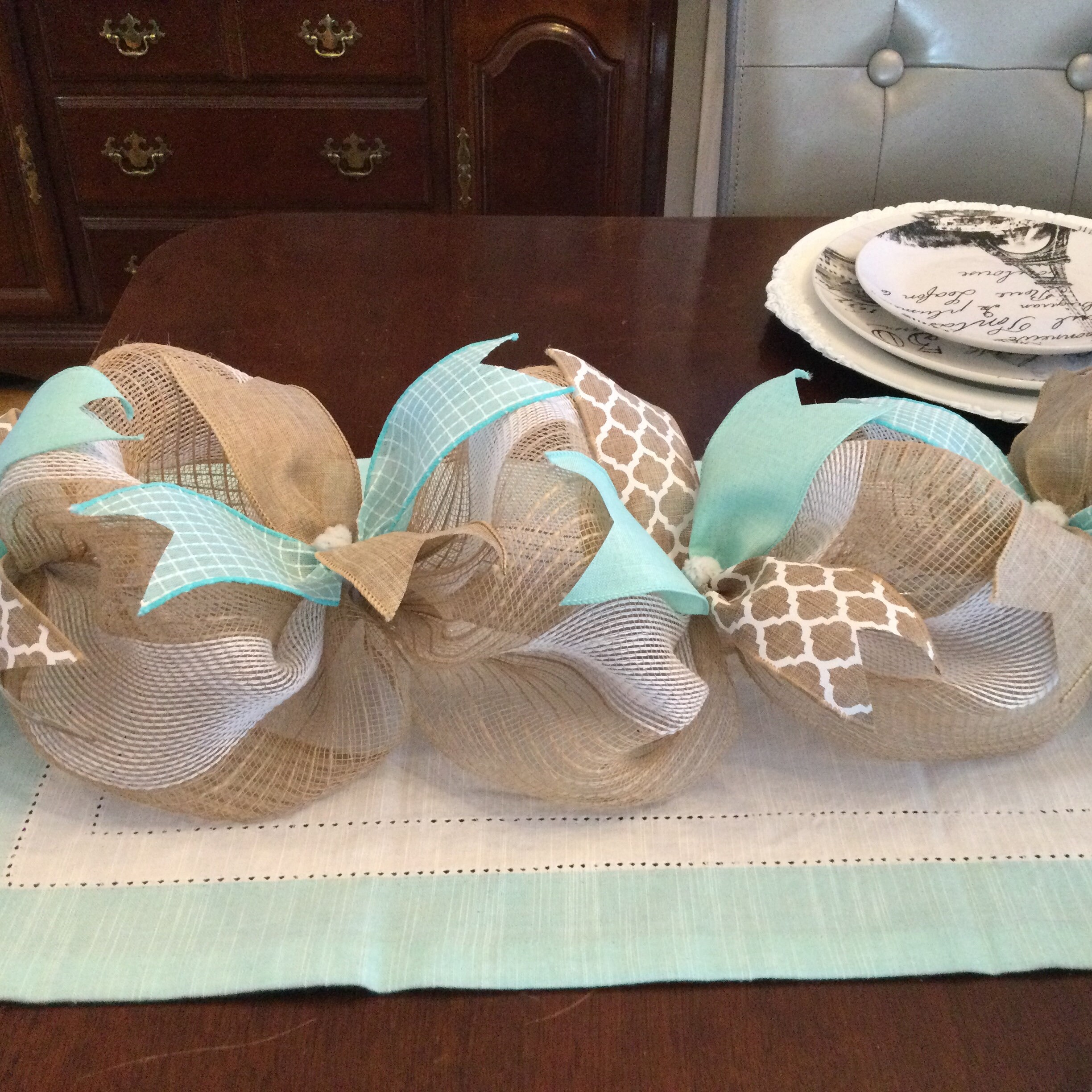 Burlap Garland With Seashells: 6' Rustic Farmhouse Coastal Decor - Etsy
