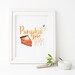 Pumpkin Pie Oh My Digital Print Pumpkin Pie Kitchen Print - Etsy