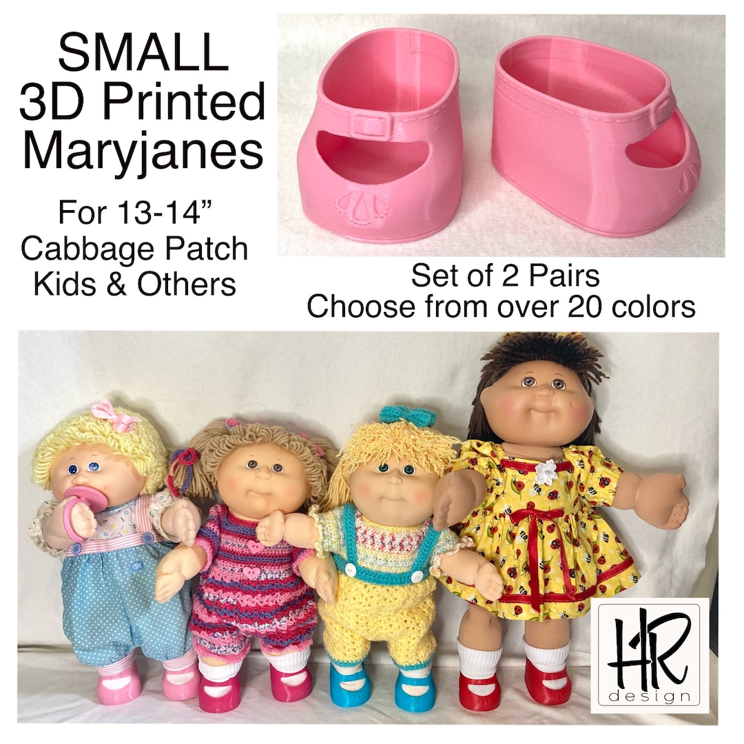 Cabbage Patch Kids CPK Replacement Maryjane Shoes for 13-14” Dolls - 2 ...
