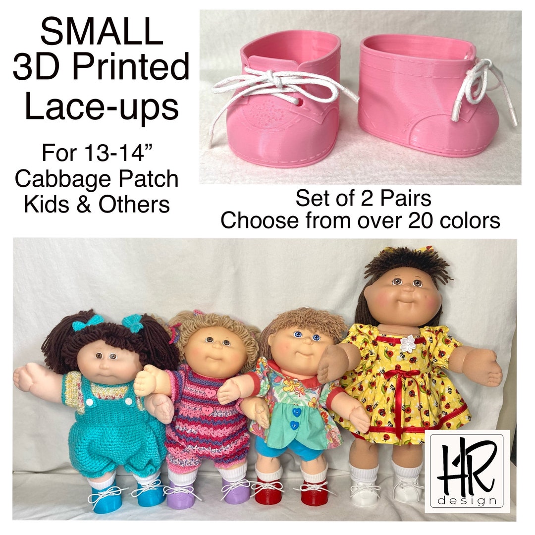 Cabbage Patch Kids CPK Replacement Lace-ups/baby Walker Shoes for 13-14 ...