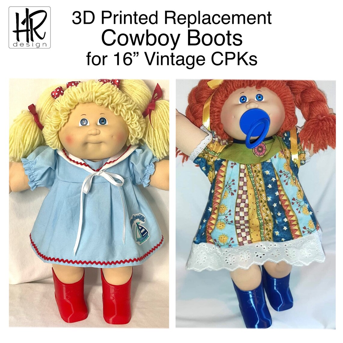 Cabbage Patch Kids CPK Replacement Cowboy Boots for Vintage - Etsy