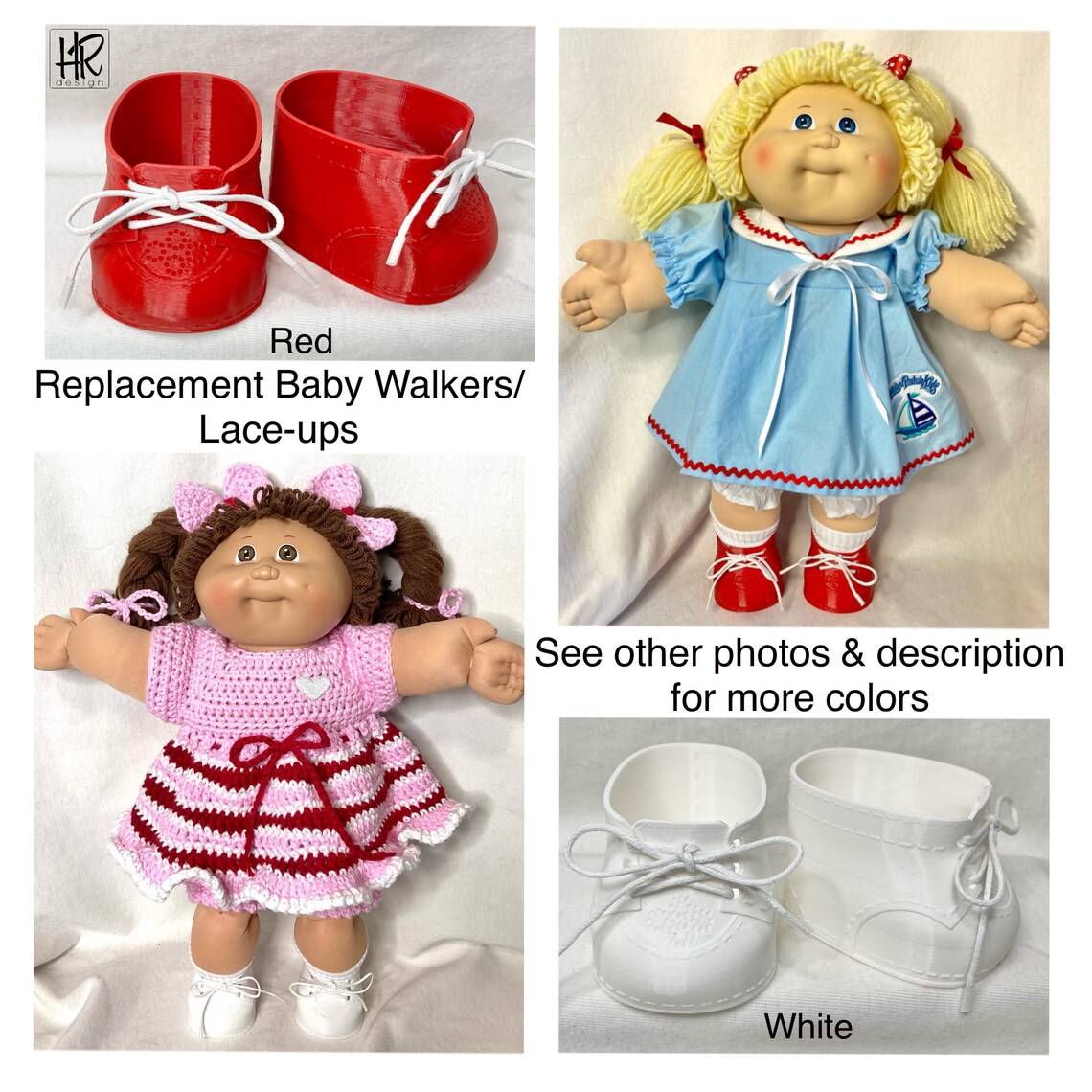 Cabbage Patch Kids CPK Replacement Baby Walker Lace-up Shoes | Etsy