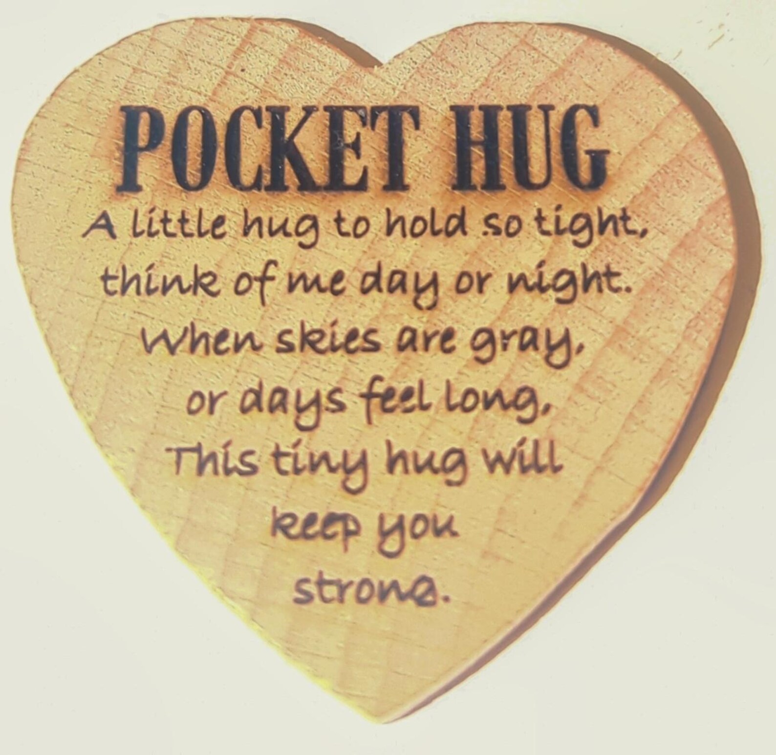 Pocket Hug Heart Keepsake - Unique Pocket Hugs as Forget Me Not Gift ...