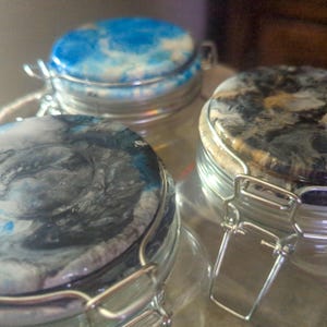 Glass Candy Jar With Locking Lid - Life is Short Eat the Candy Dish ...
