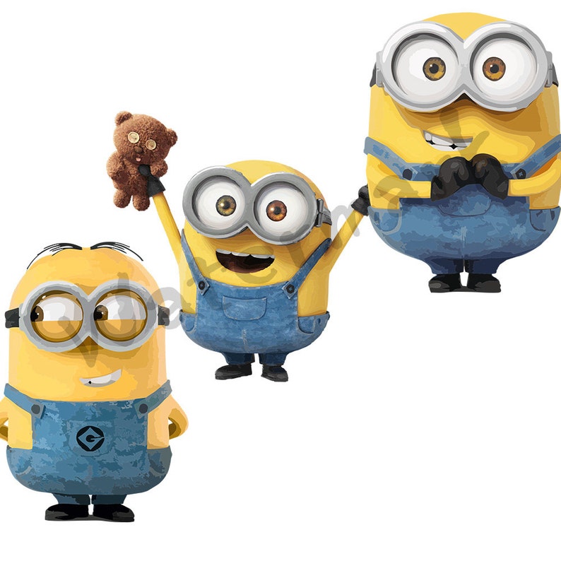 Minion DIGITAL CLIPART Set // instant download vector graphics | Etsy